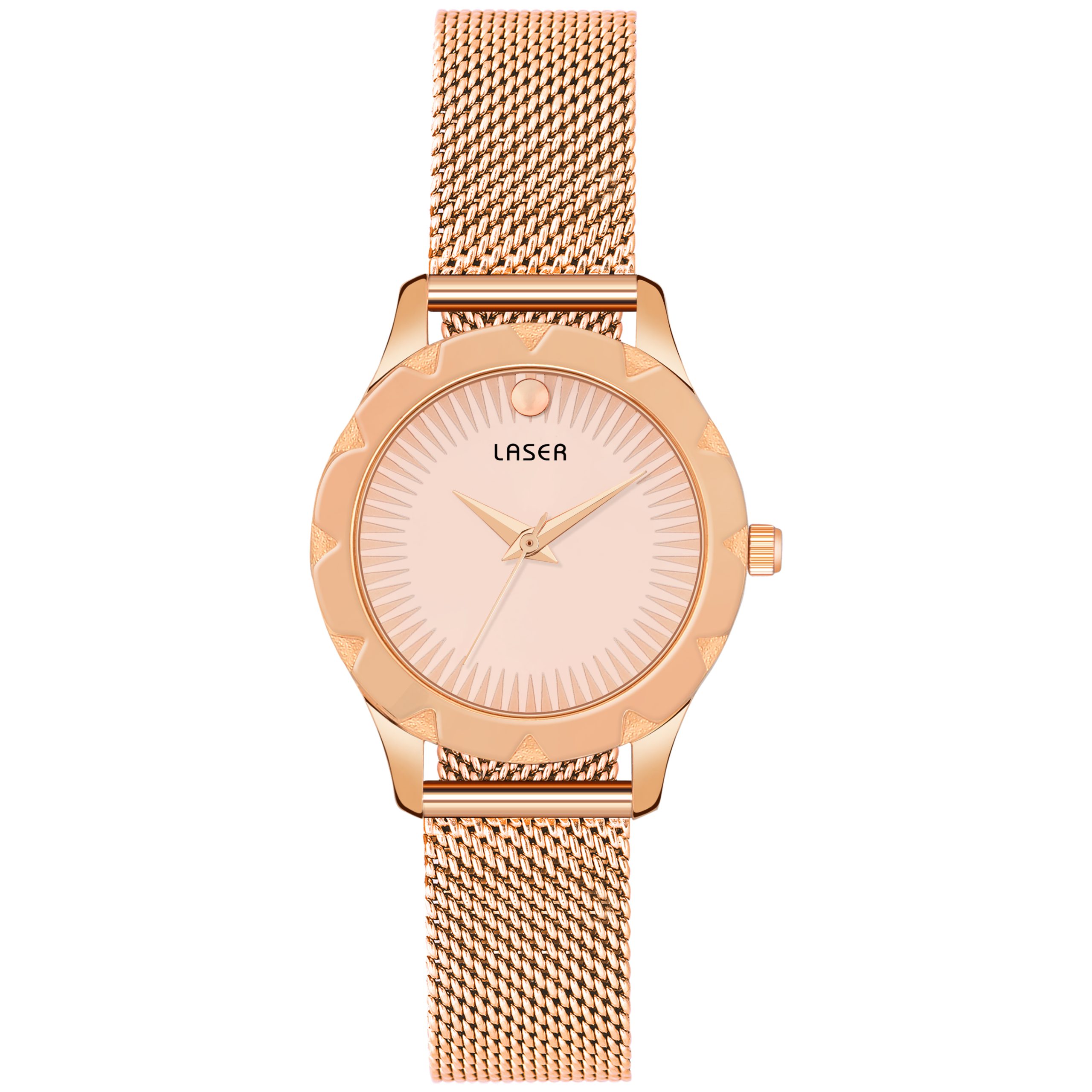 Laser Full Rosegold Seffer Chain Ladies Watch - Laser Watches