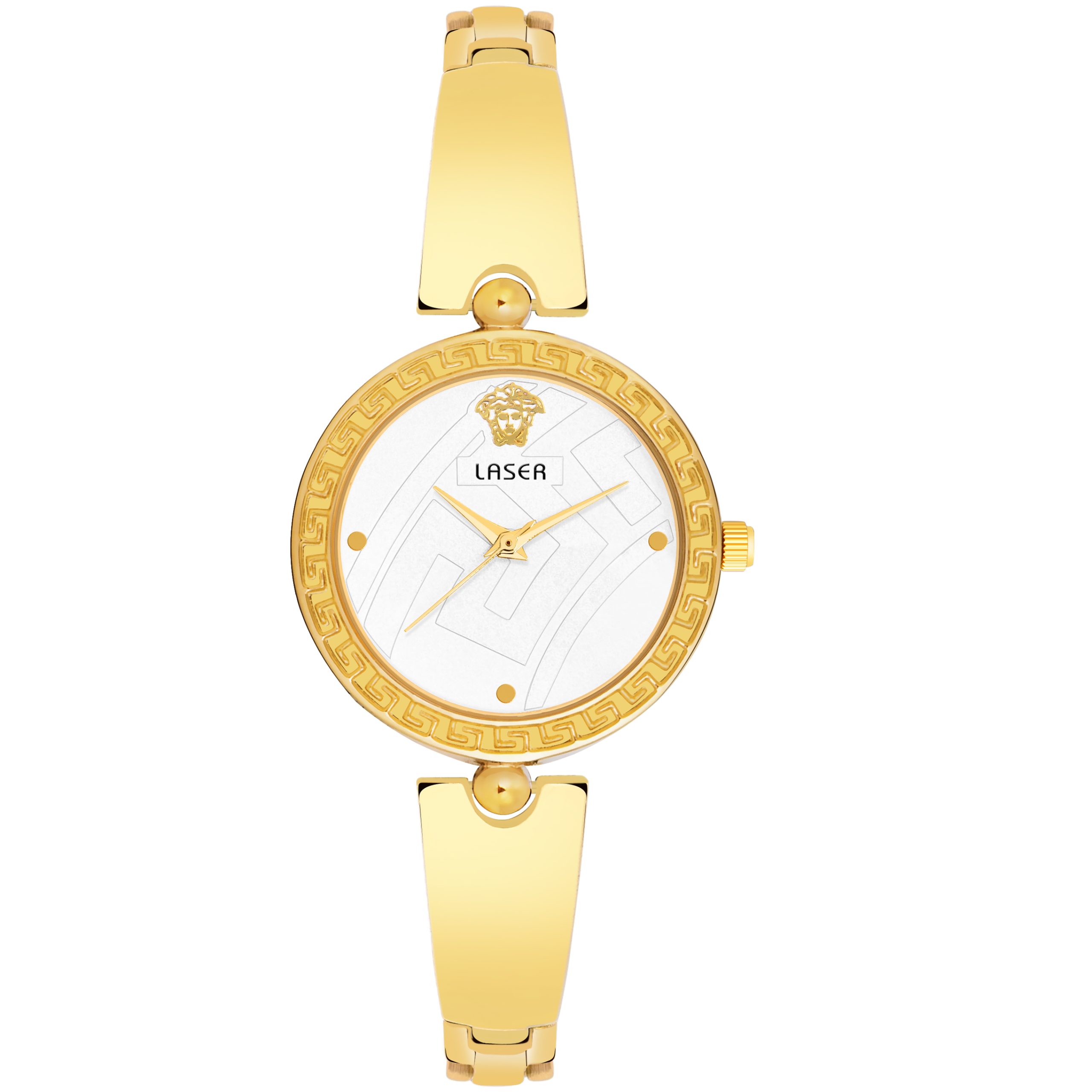 LASER GOLD WHITE DESIGNER WATCH - Laser Watches