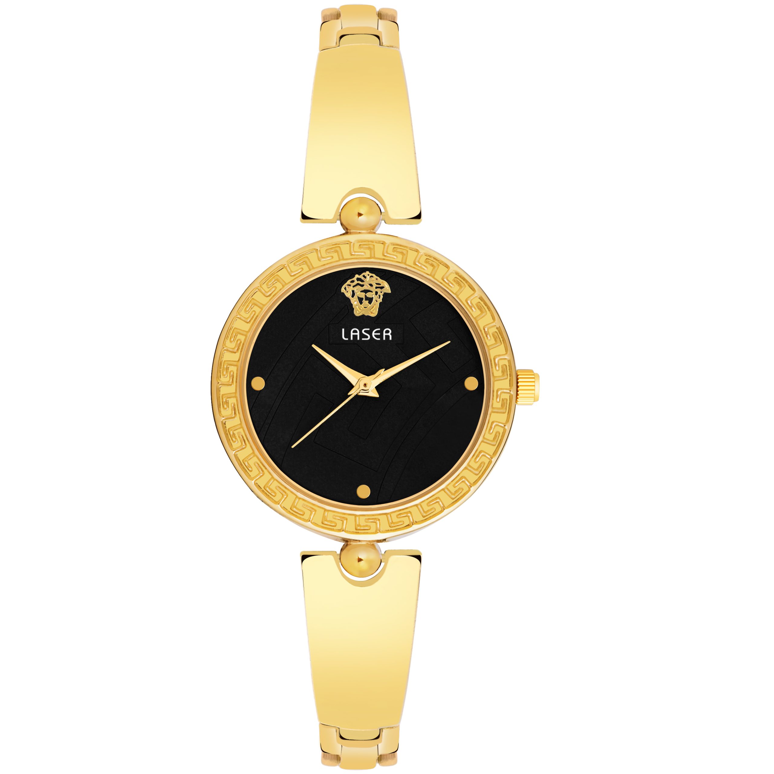 LASER GOLD BLACK DESIGNER WATCH - Laser Watches