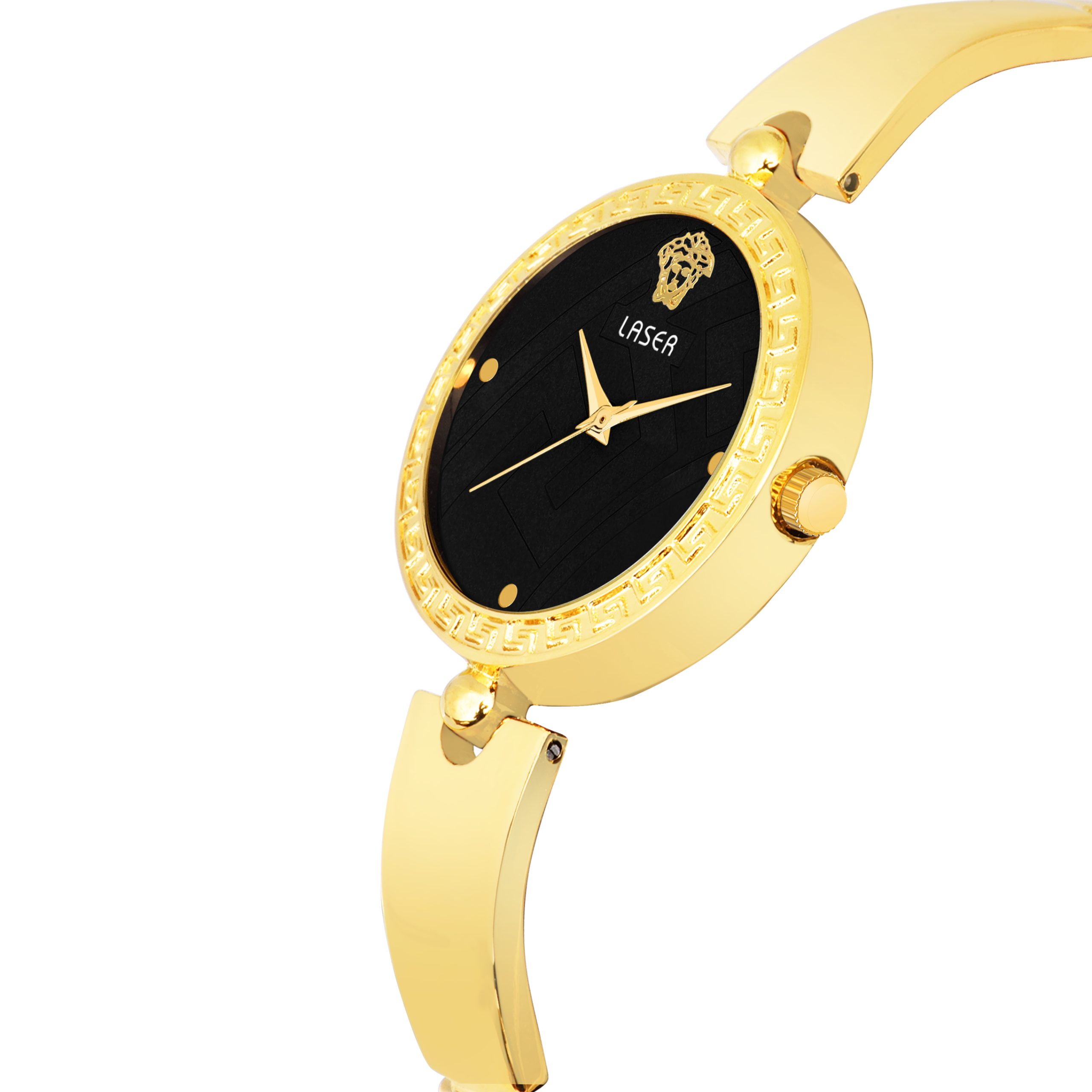 LASER GOLD BLACK DESIGNER WATCH - Laser Watches