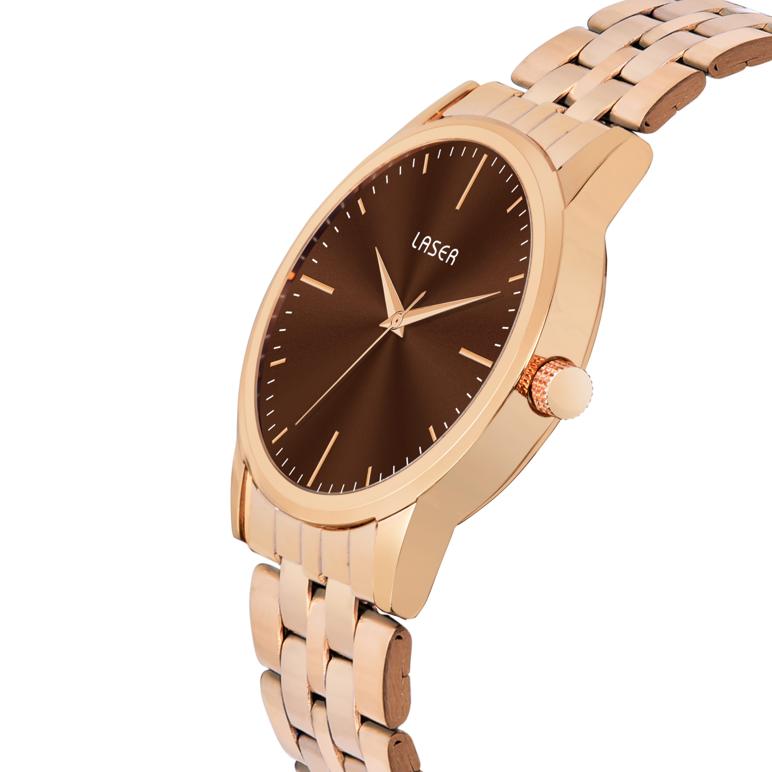 LASER Rose Brown MENS WATCH - Laser Watches