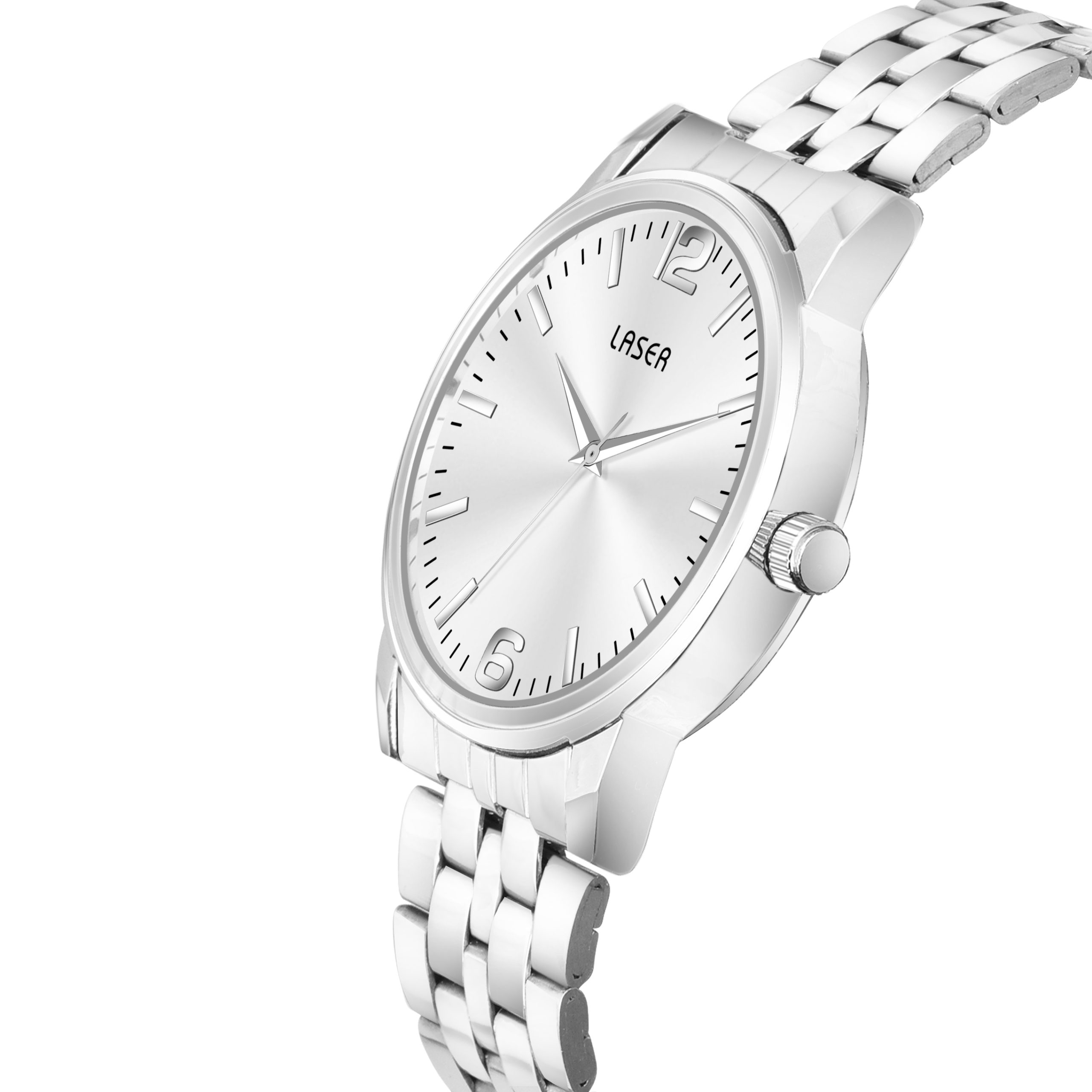 LASER FULL Silver MENS WATCH - Laser Watches