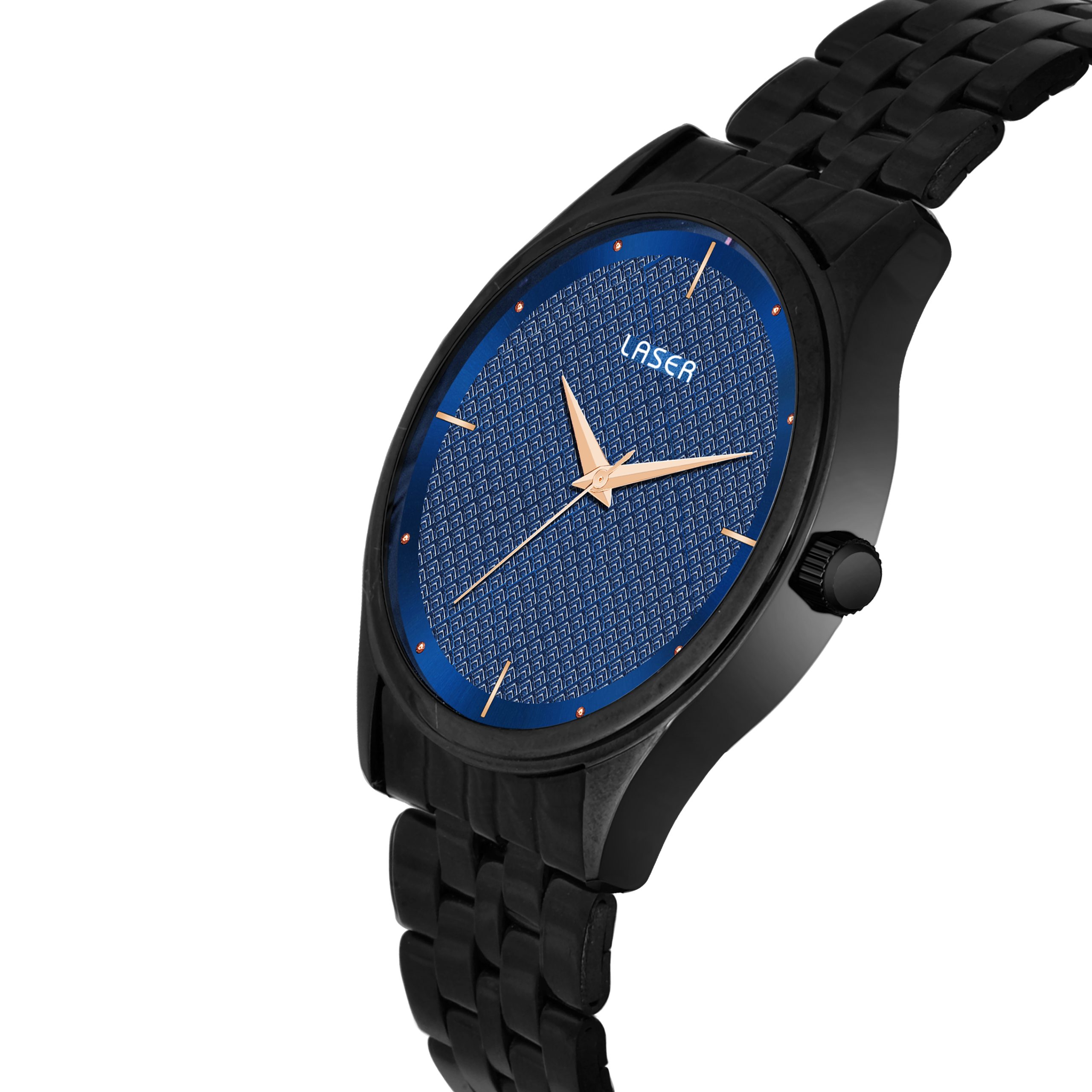 LASER Black Blue MENS WATCH - Laser Watches