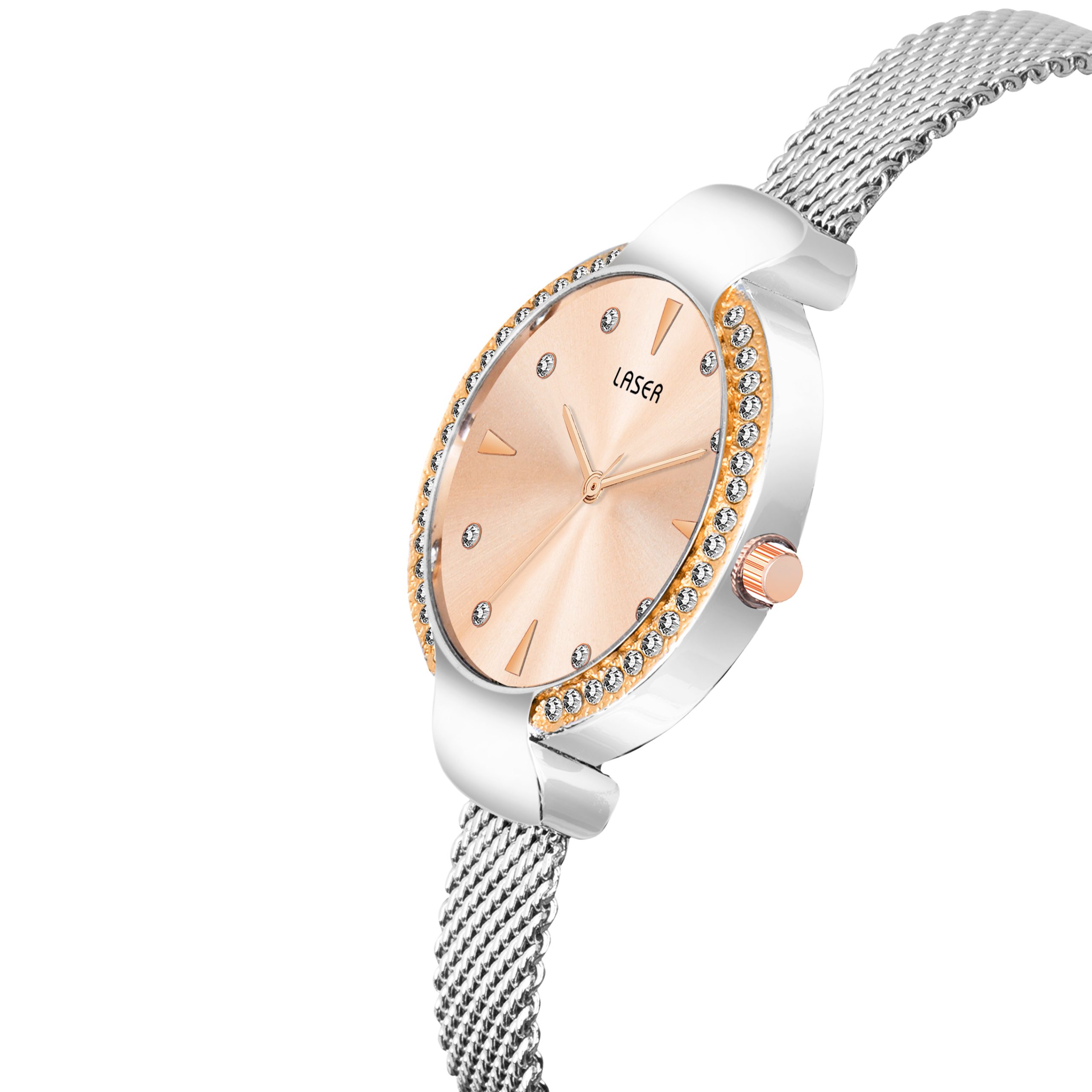 LASER ROSEGOLD/TWO TONE LADIES WATCH - Laser Watches