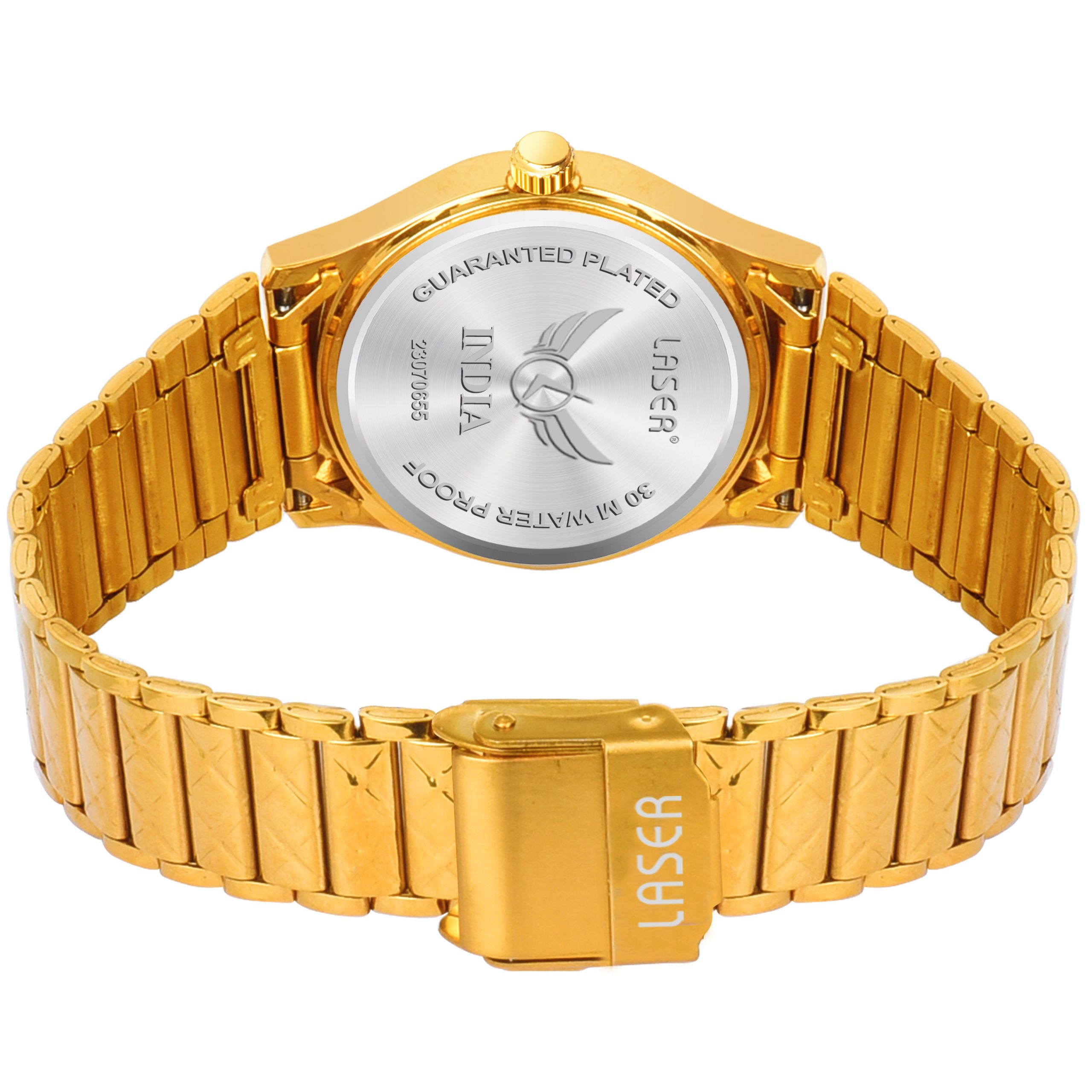 LASER Gold White MENS WATCH - Laser Watches