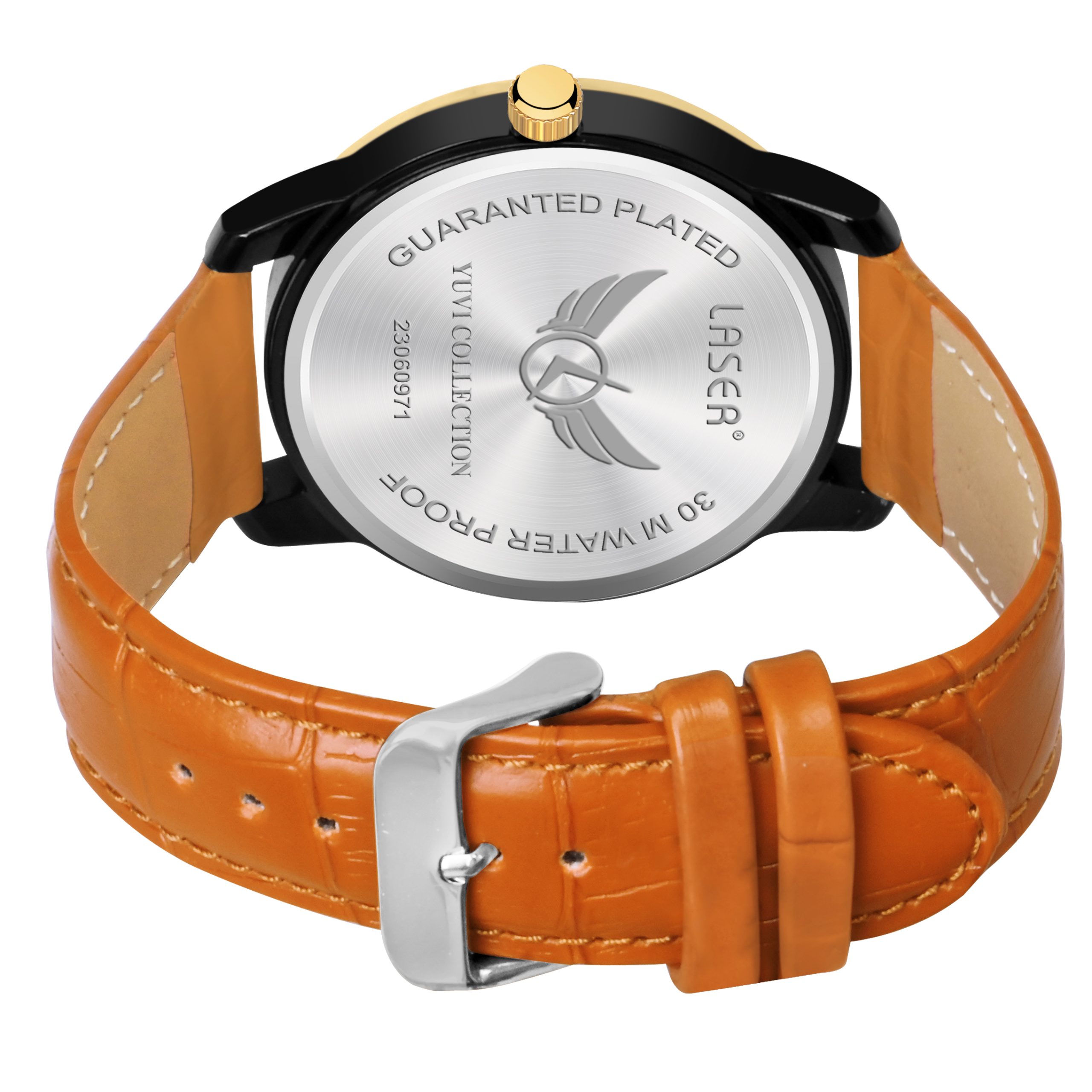 LASER Black Gold DAY/DATE MENS WACH - Laser Watches