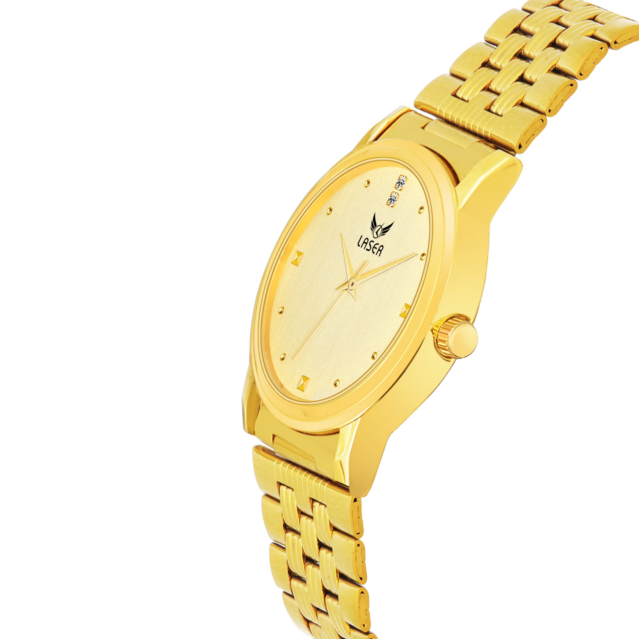 LASER FULL Golden MENS WATCH - Laser Watches