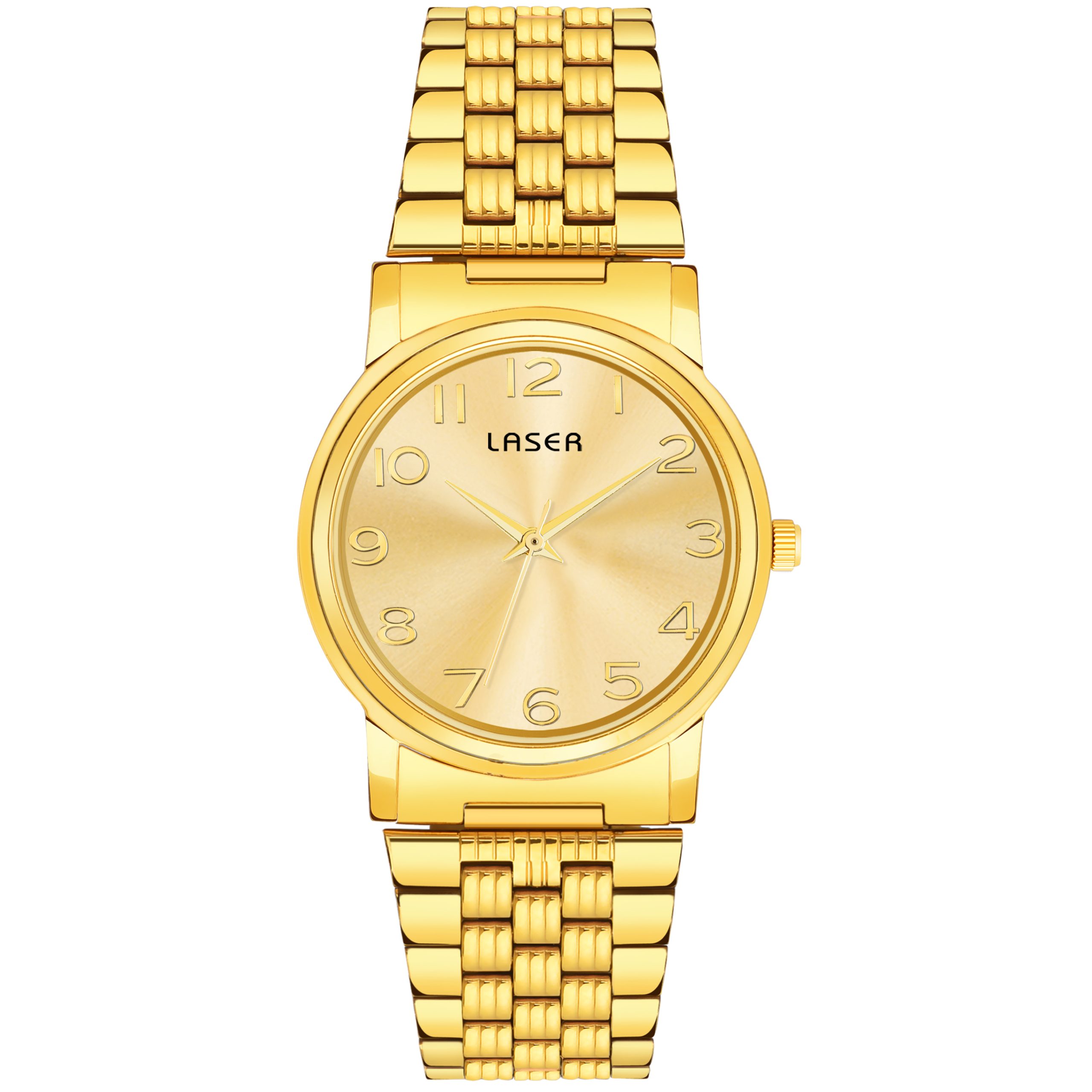 LASER FULL Golden MENS WATCH - Laser Watches
