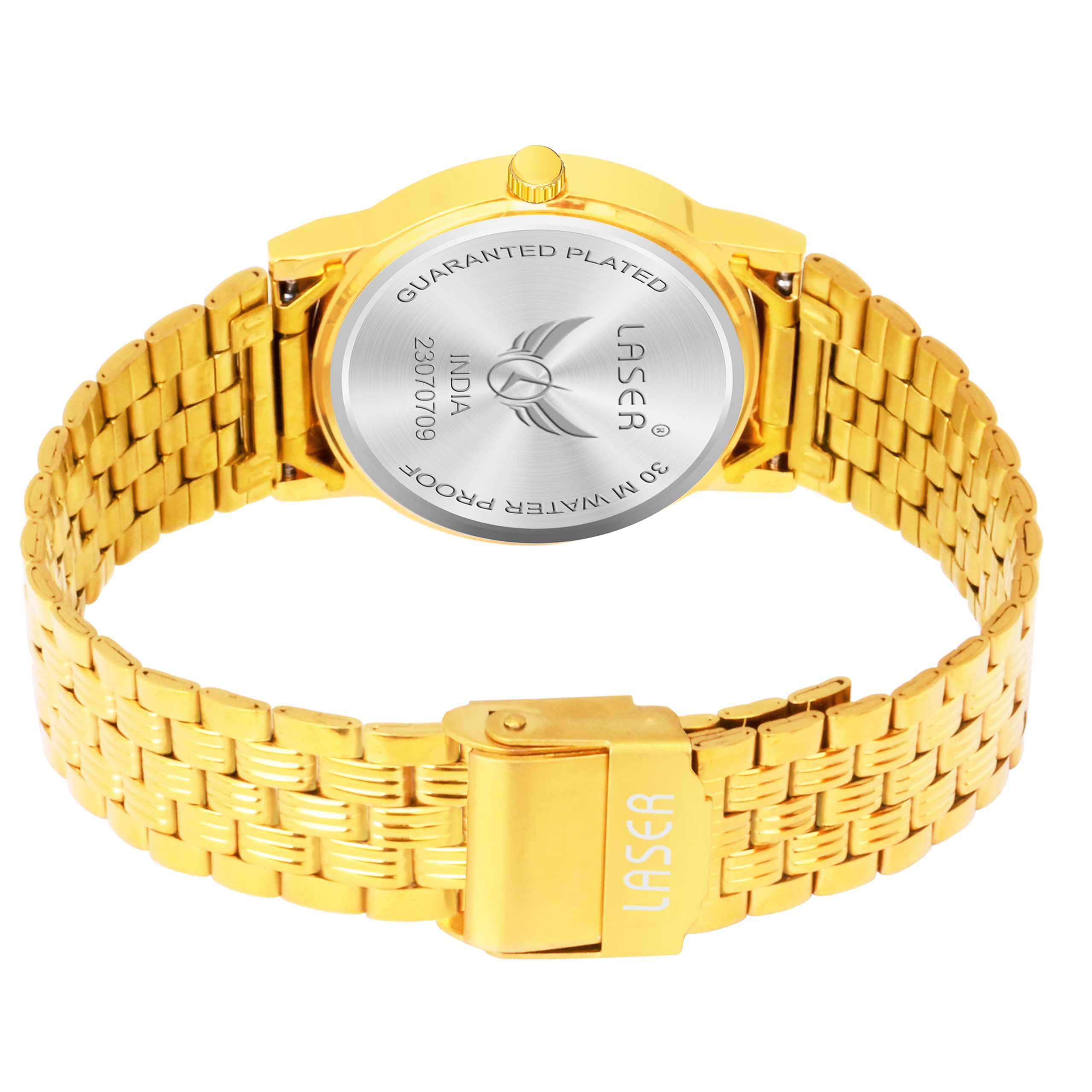 LASER FULL Golden MENS WATCH - Laser Watches
