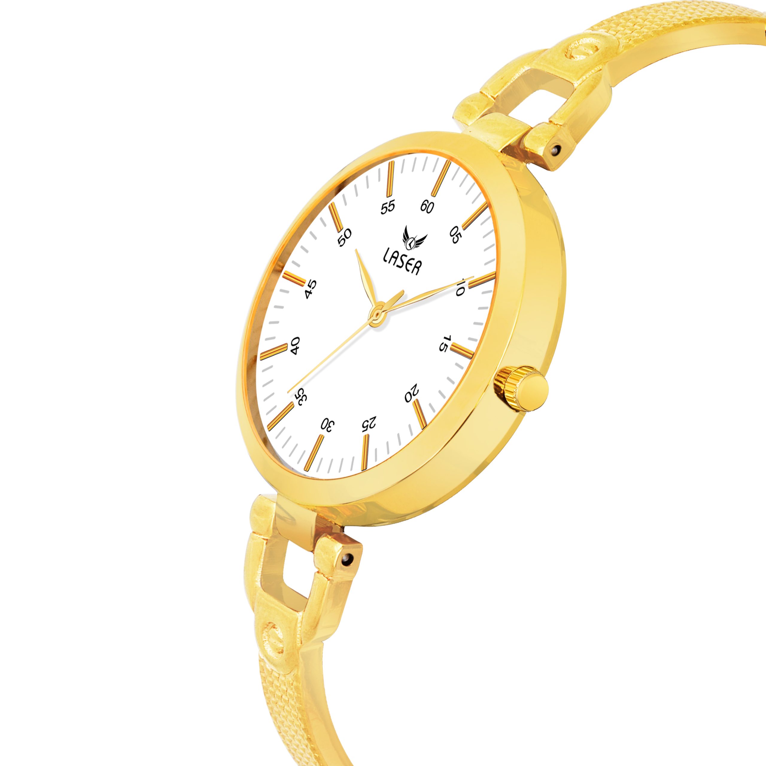 LASER Gold White LADIES WATCH – Laser Watches