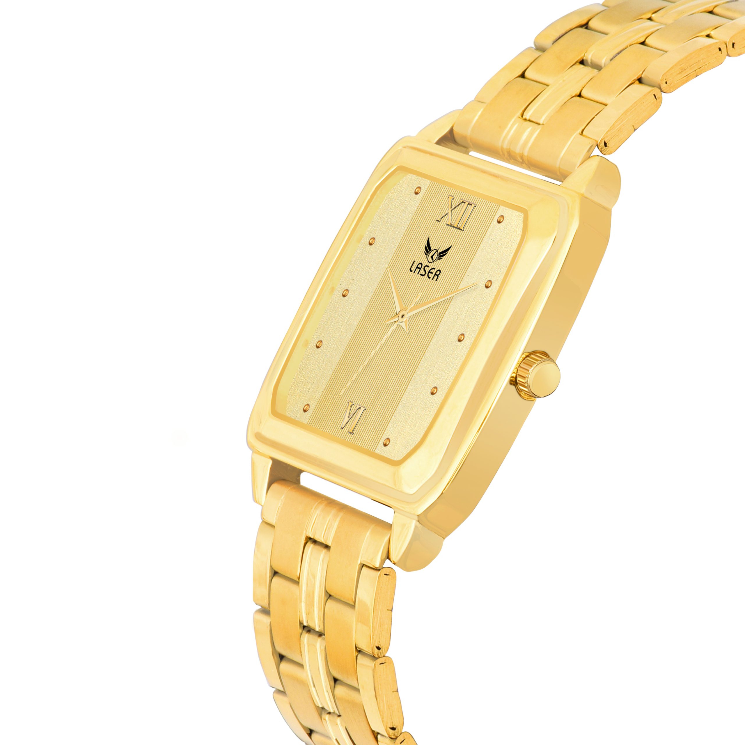 LASER FULL Golden MENS WATCH - Laser Watches