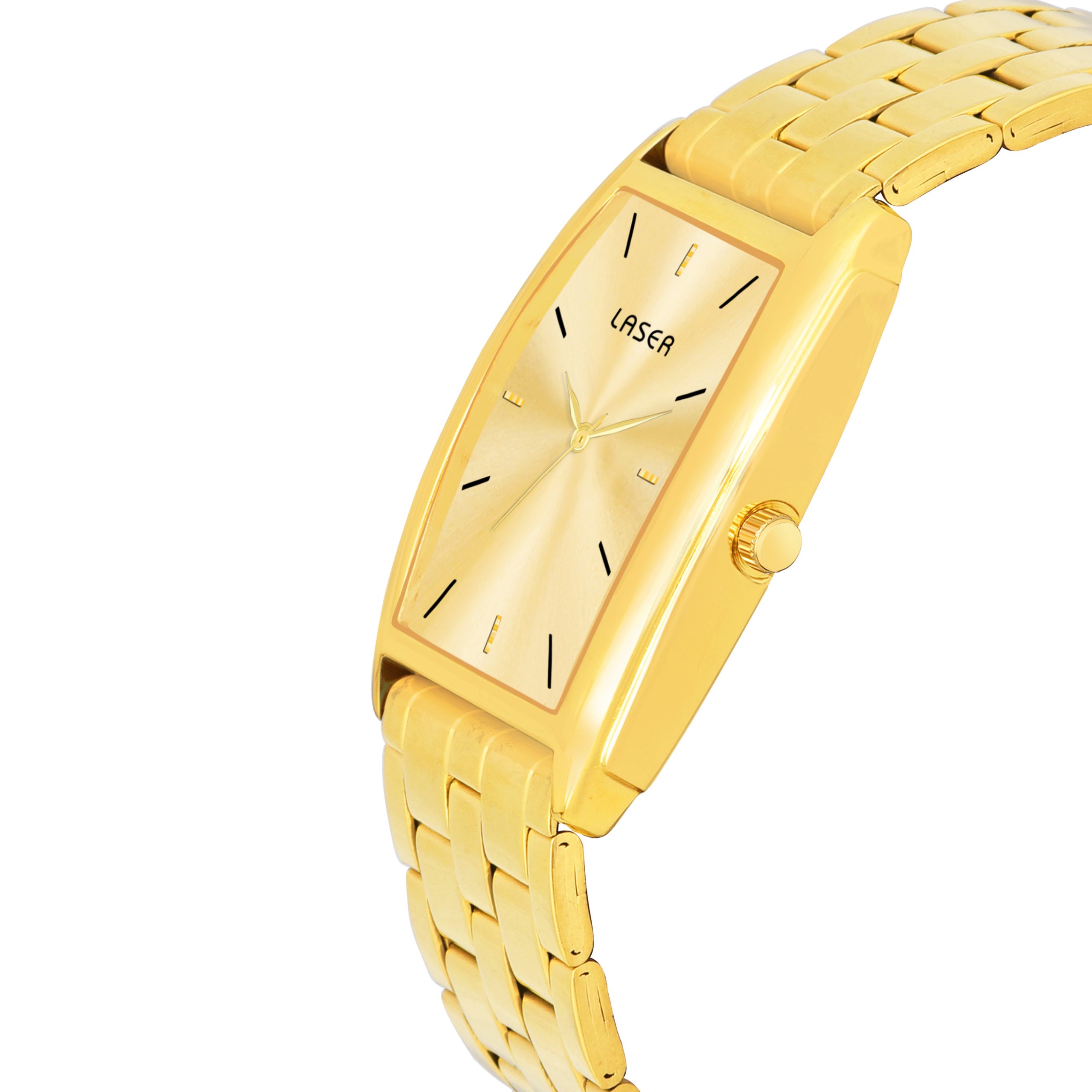 LASER FULL Golden MENS WATCH - Laser Watches